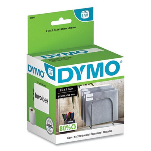 DYMO® LabelWriter Multipurpose Labels, 2" x 2.31", White, 250 Labels ...