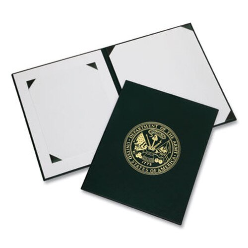 AbilityOne® 7510017011805, SKILCRAFT Awards Certificate Binder, Army ...